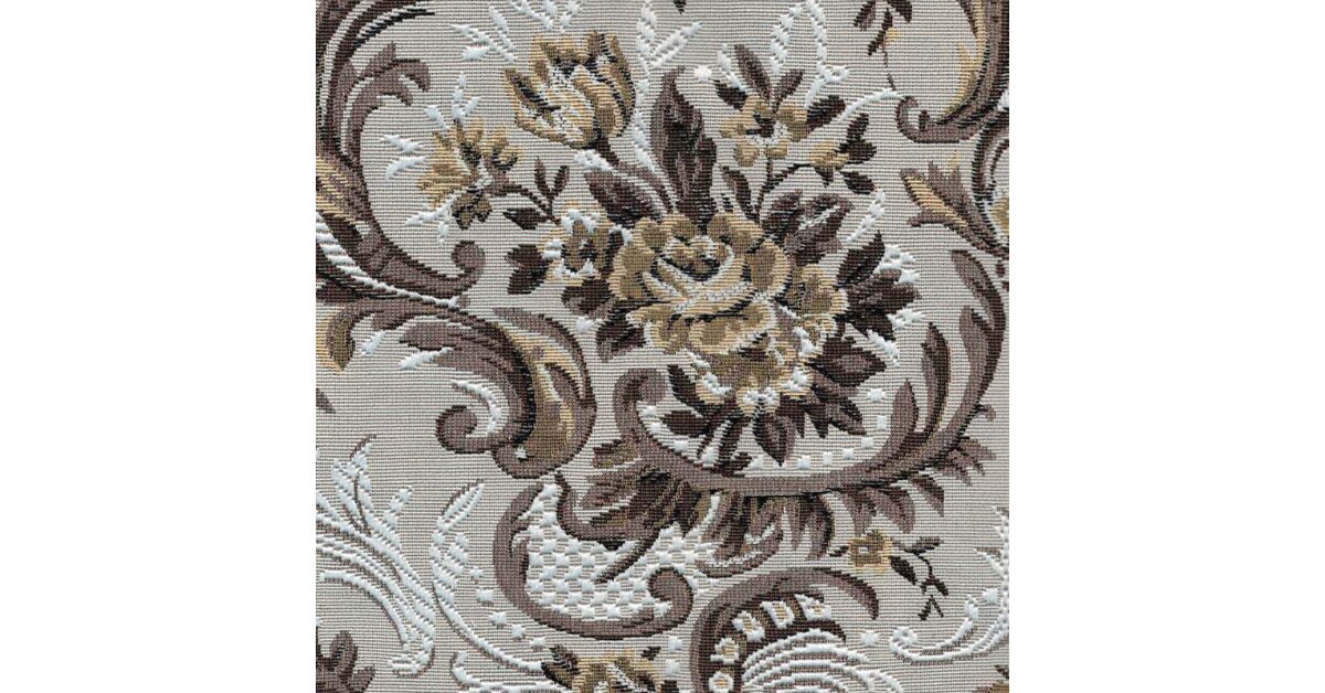 Upholstery fabric with a royal pattern | FabricsHouse.com