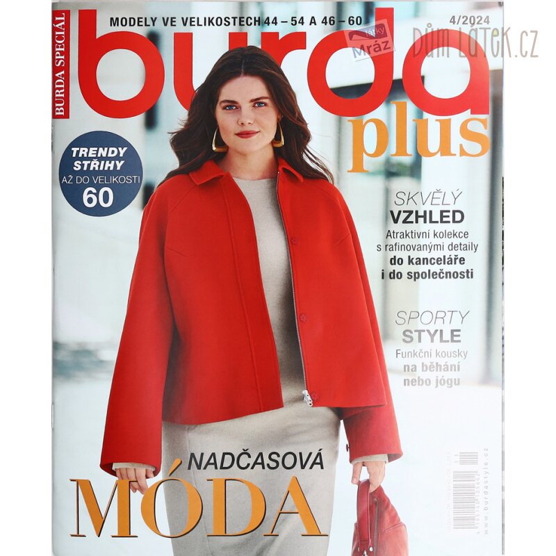 Časopis Burda speciál Plus 4/2024 | DůmLátek.cz - látky, metráž, galanterie